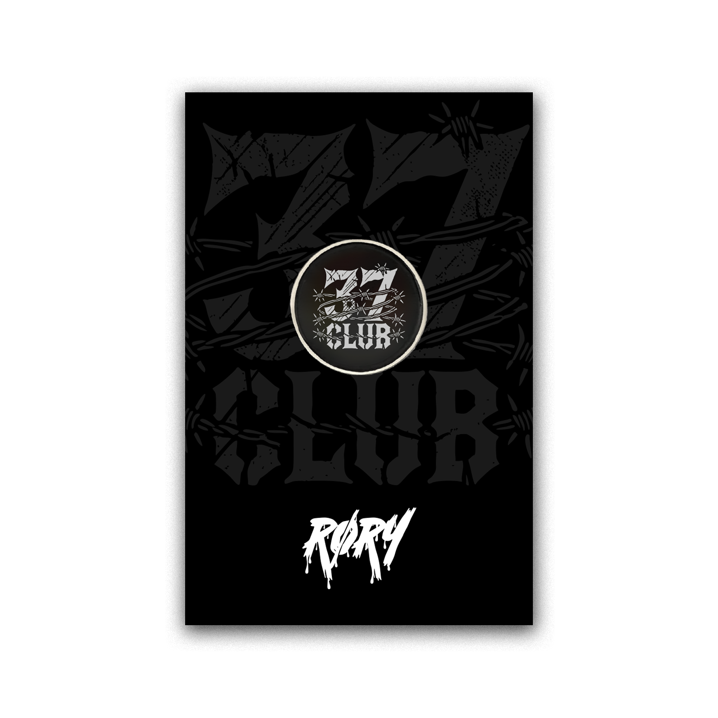 37 CLUB ENAMEL PIN – RØRY